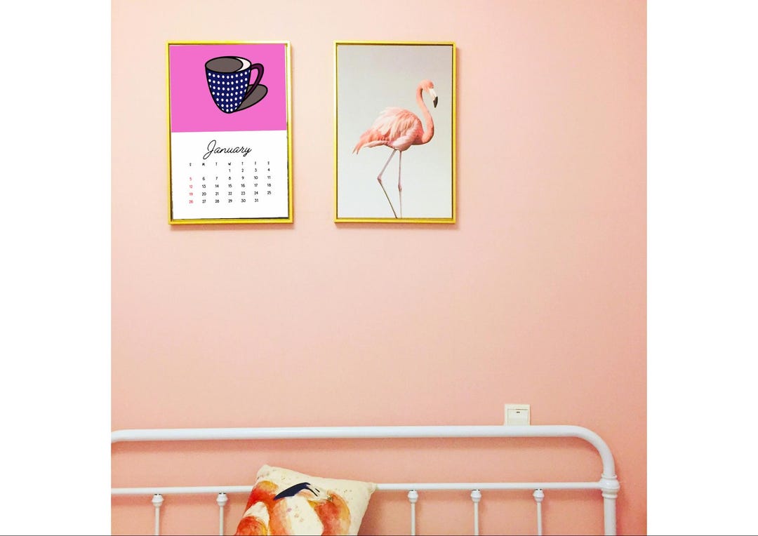 2025 Handdrawn Artsy Calendar 2025 Monthly Planner. Everyday Objects ...