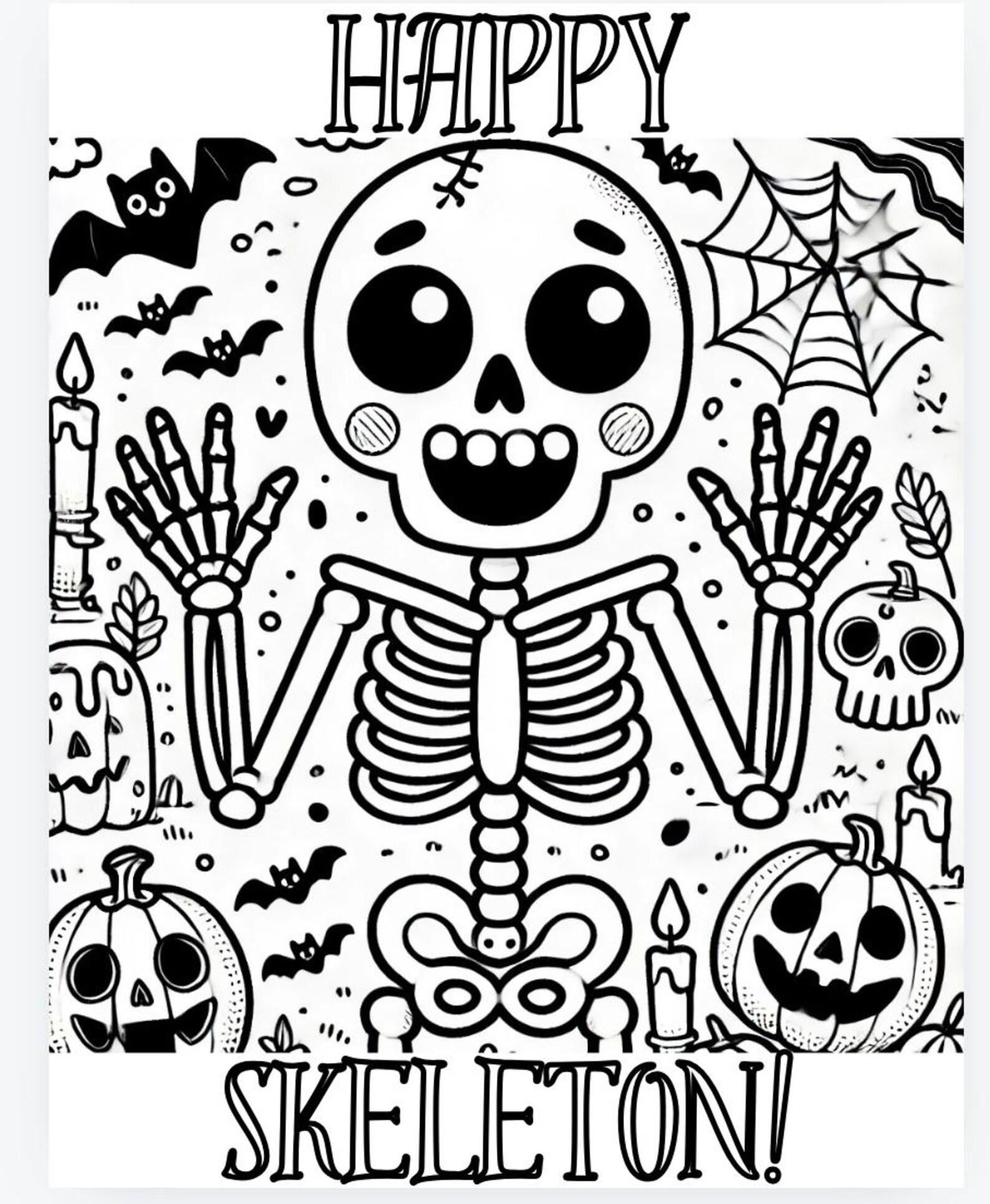 Spooky Coloring Pages! - Etsy