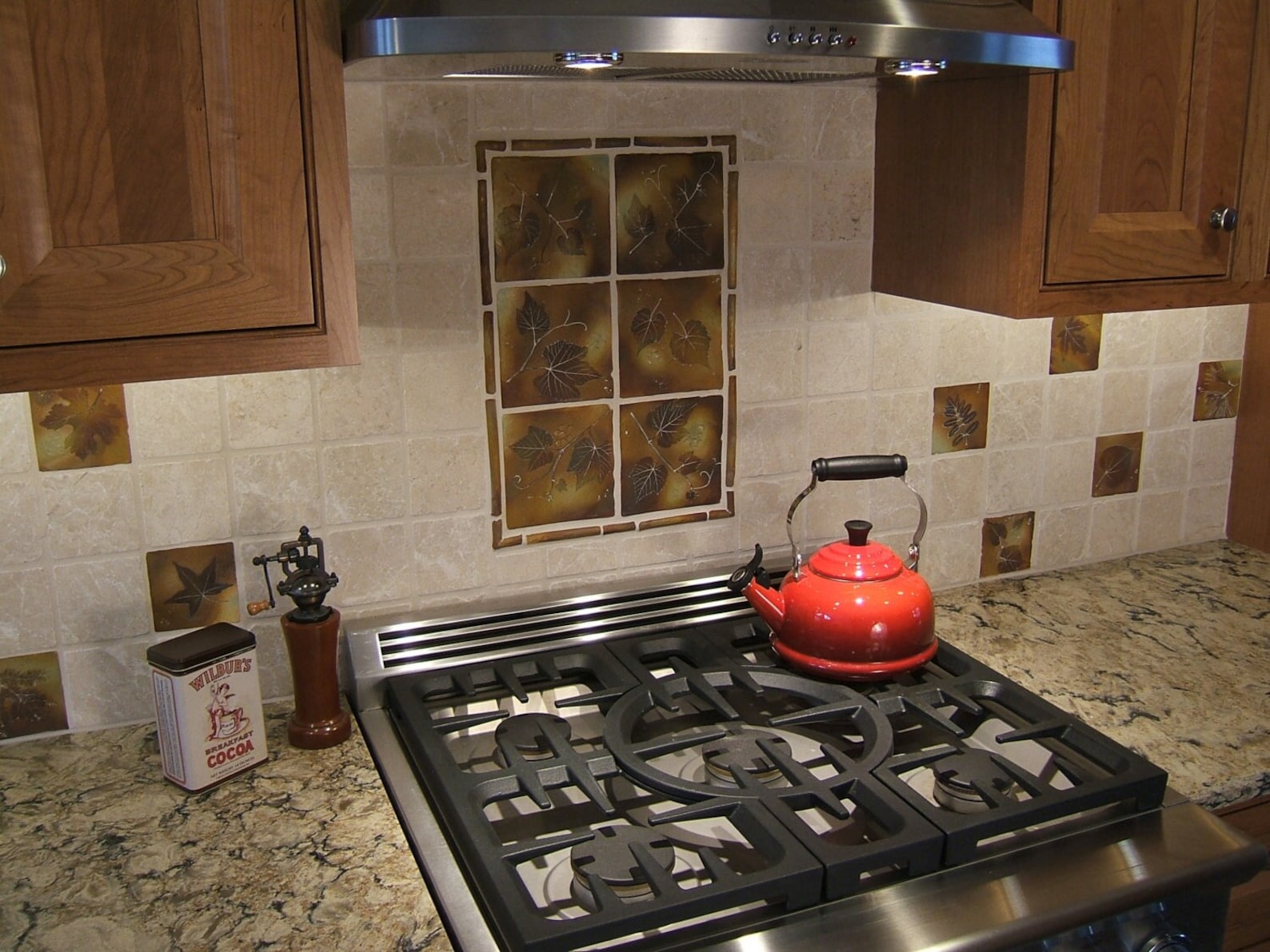 Backsplash Tiles Rustic Cabin Accent Ceramic Leaf Tile - Etsy