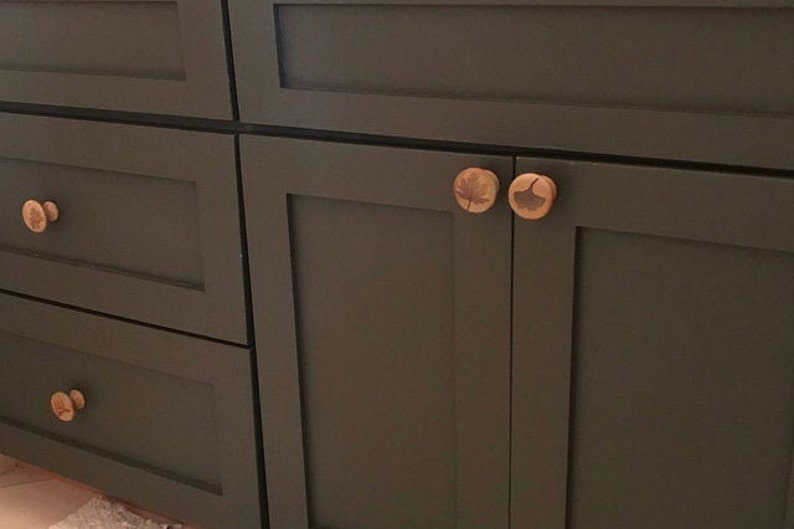 30 Leaf Cabinet Knobs Handmade Ceramic - Etsy