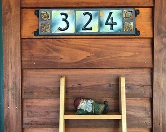 Ceramic House Numbers, Outdoor Address Numbers, Custom Color Decorative ...