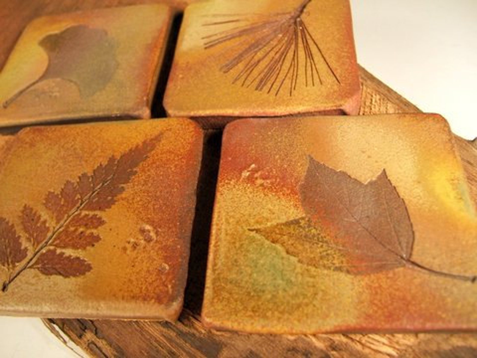 Kitchen Backsplash Tiles Accent Ceramic Leaf Tile 3 - Etsy