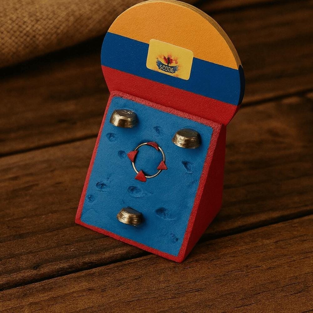 Mini Colombian Tejo Game – Handmade Folk Art Desk Decor - Etsy