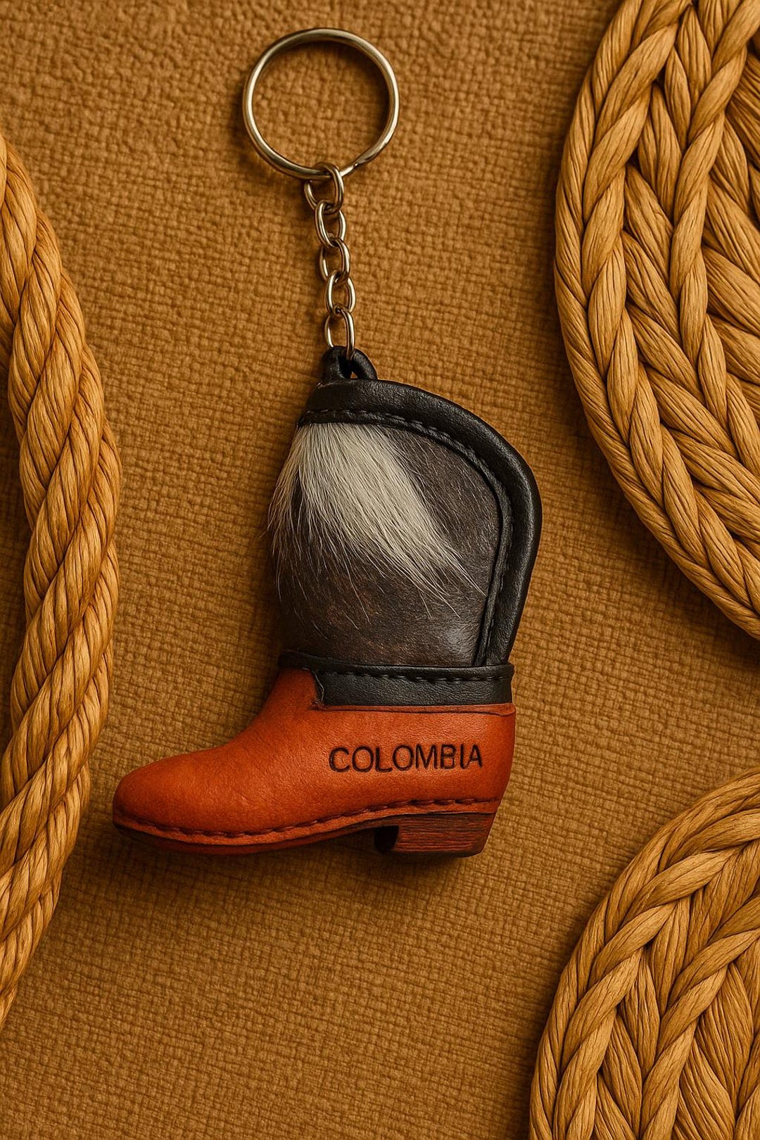 Handmade Leather Saddle Boot Keychain – Equestrian Rodeo Gift - Etsy