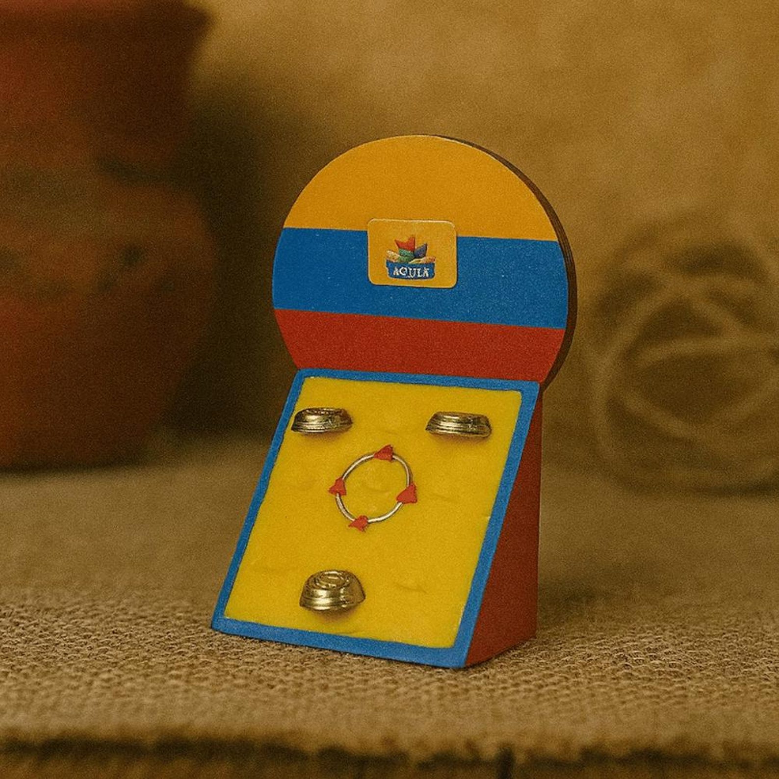 Mini Colombian Tejo Game – Handmade Folk Art Desk Decor - Etsy