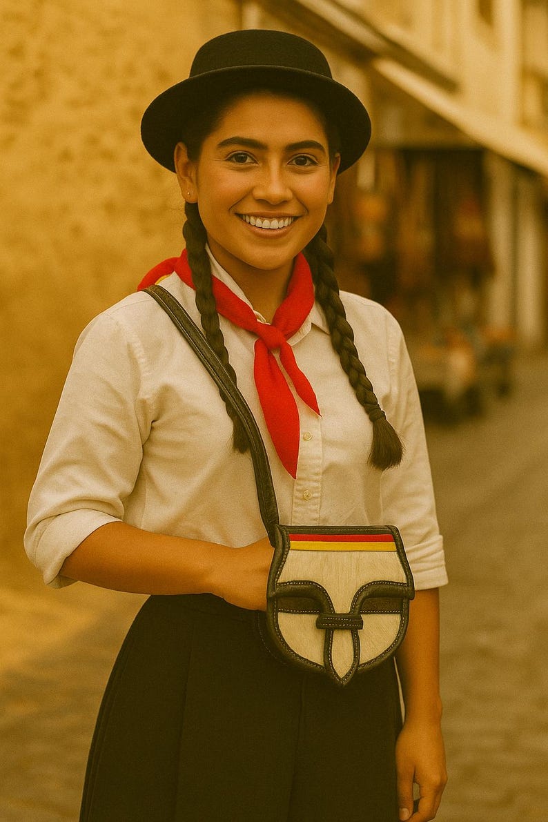 Carriel Paisa Mediano – Colombian Leather Mini Satchel | Artesanía ...