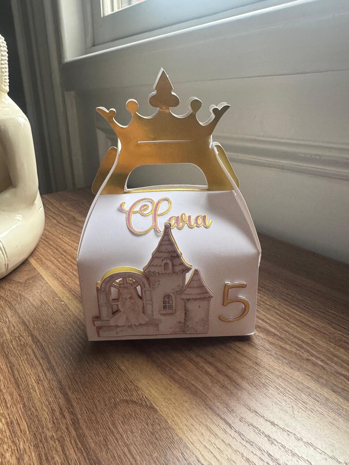 Personalized Princess Party Favor Box – Custom Name & Age for Birthday ...