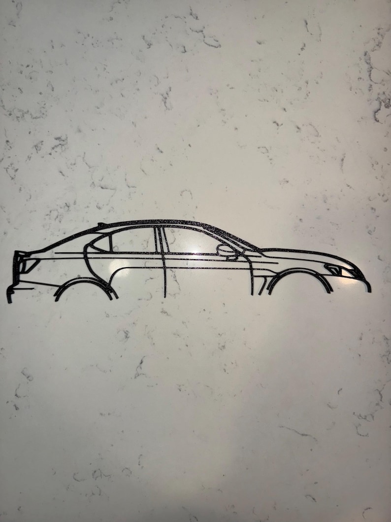 Lexus ISF Silhouette Wall Art , Lexus Wall Art - Etsy