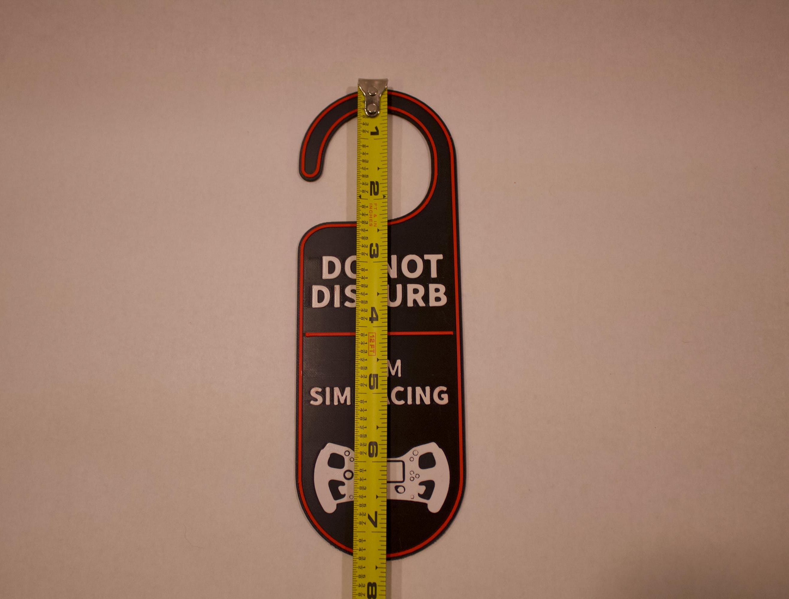 Sim Racing - Do Not Disturb - Door Hanger - Etsy