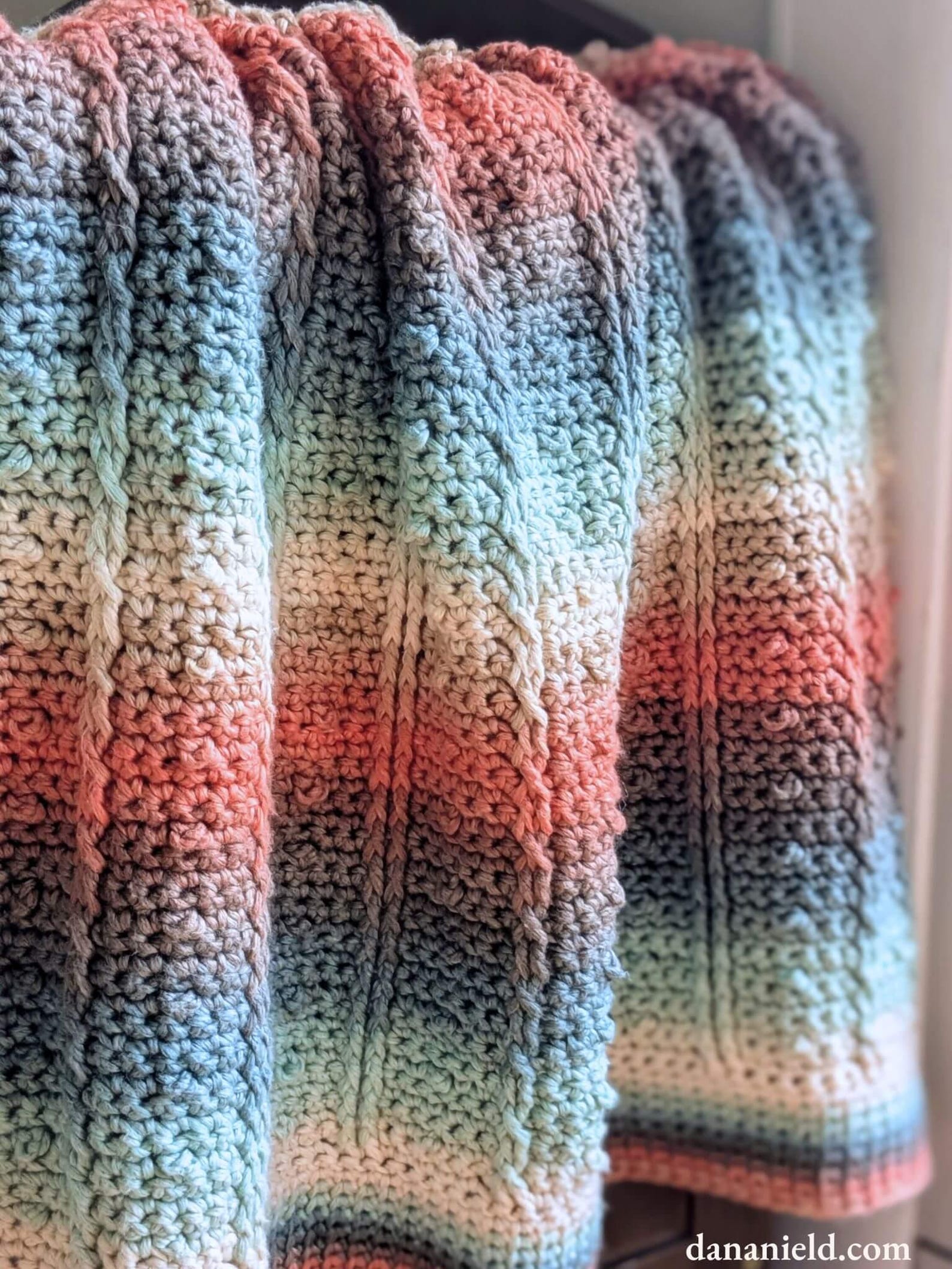 Misty Dawn Crochet Baby Blanket Pattern | DIGITAL PDF DOWNLOAD | Easy ...
