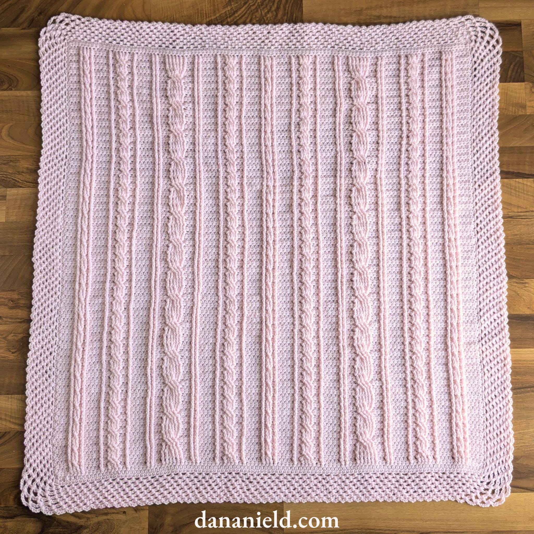 Heirloom Cable Sampler Crochet Baby Blanket Pattern| DIGITAL PDF ...