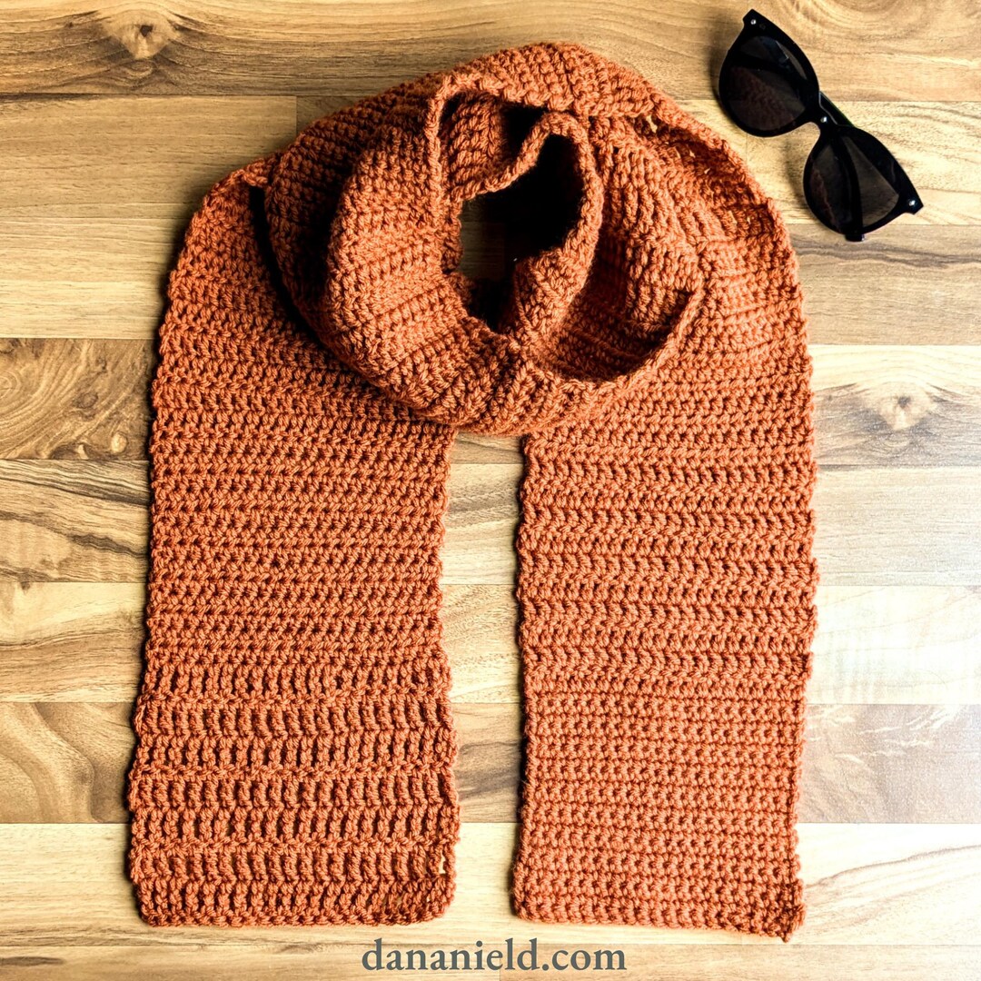 Learning to Crochet Scarf Pattern | DIGITAL PDF DOWNLOAD | Stitch ...