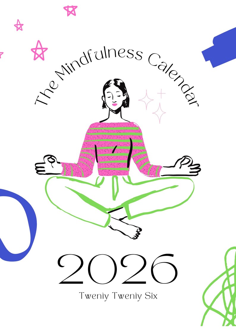 Mindfulness Calendar 2026, Daily Planner, Guided Journal, Self-care ...