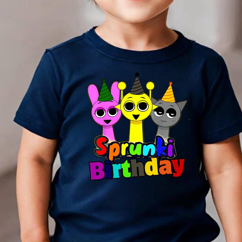 Sprunki Birthday for Kids PNG Digital Design 'it's My Birthday' for ...