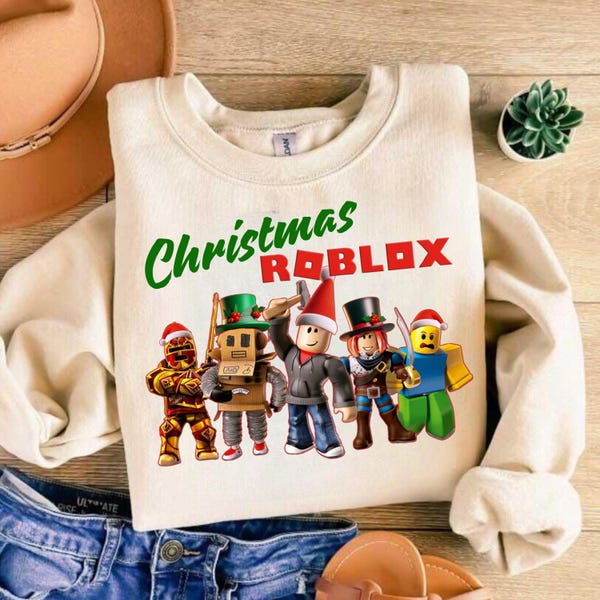 Roblox Christmas Girl - Etsy