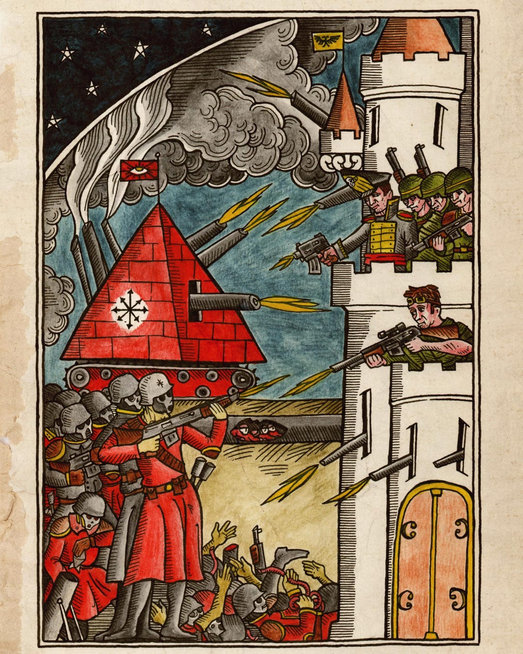 Vervunhive Battle Scene Poster - Etsy