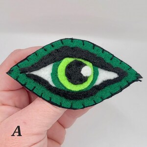 Eye See You Green Eyeball Felt Lapel Pin - Etsy