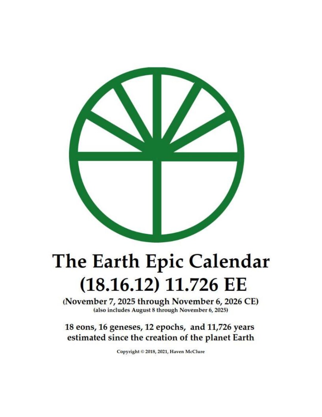 Earth Epic Calendar for 11.726 (2025-26) - Etsy