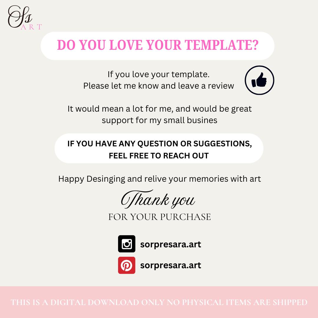 Editable Vision Board Template 2025: Printable Canva Design (digital ...