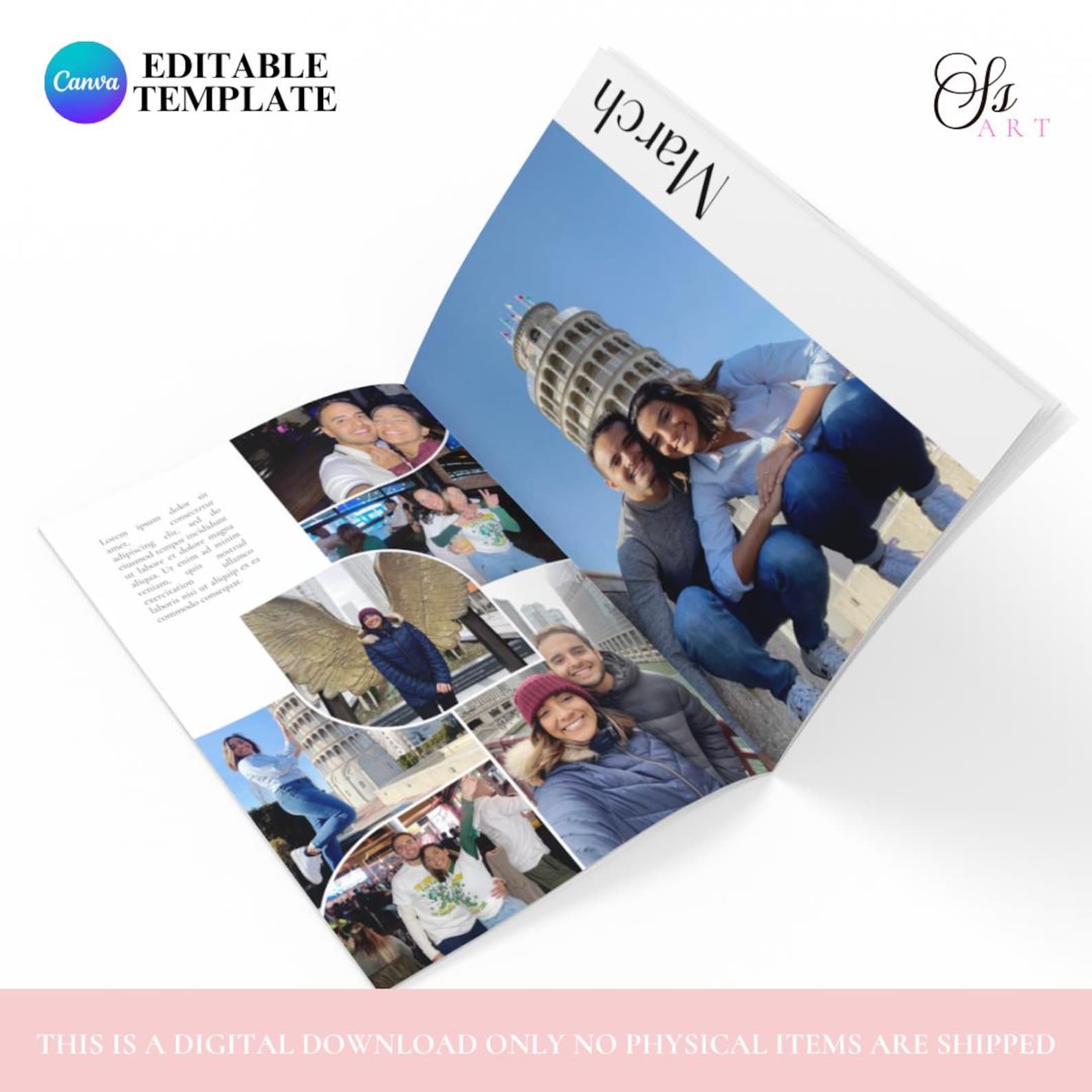 2024 Recap Photo Album Template Editable Canva Design for Vision Boards ...