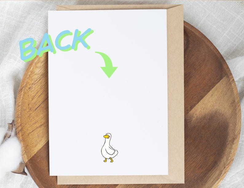Goose Birthday Card Celebrate Year-round Season Greeting Card Silly ...