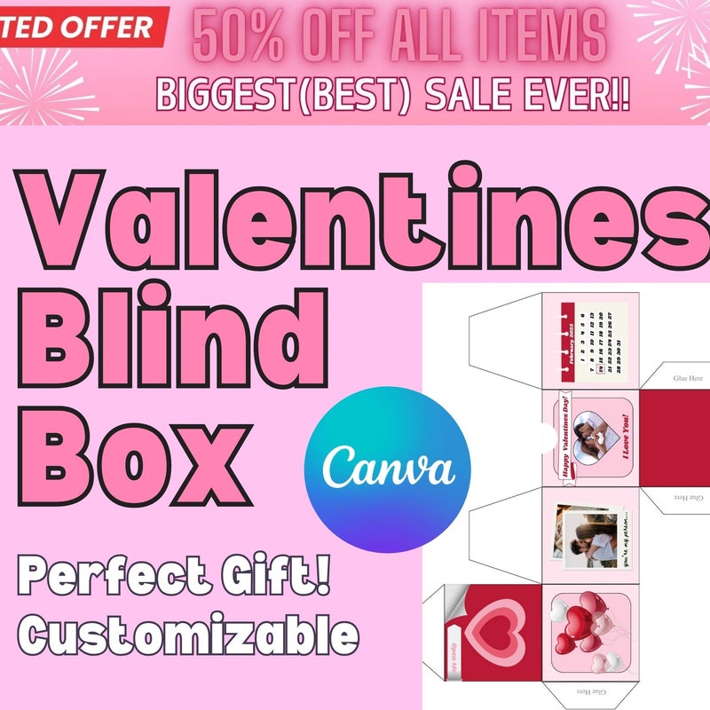 Blind Box Template - Etsy