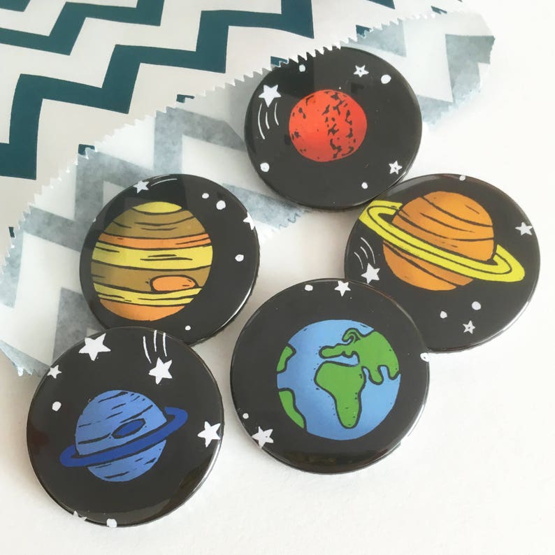 Space Planet Badges Science Gift Sci Fi Badges Lapel Pin - Etsy