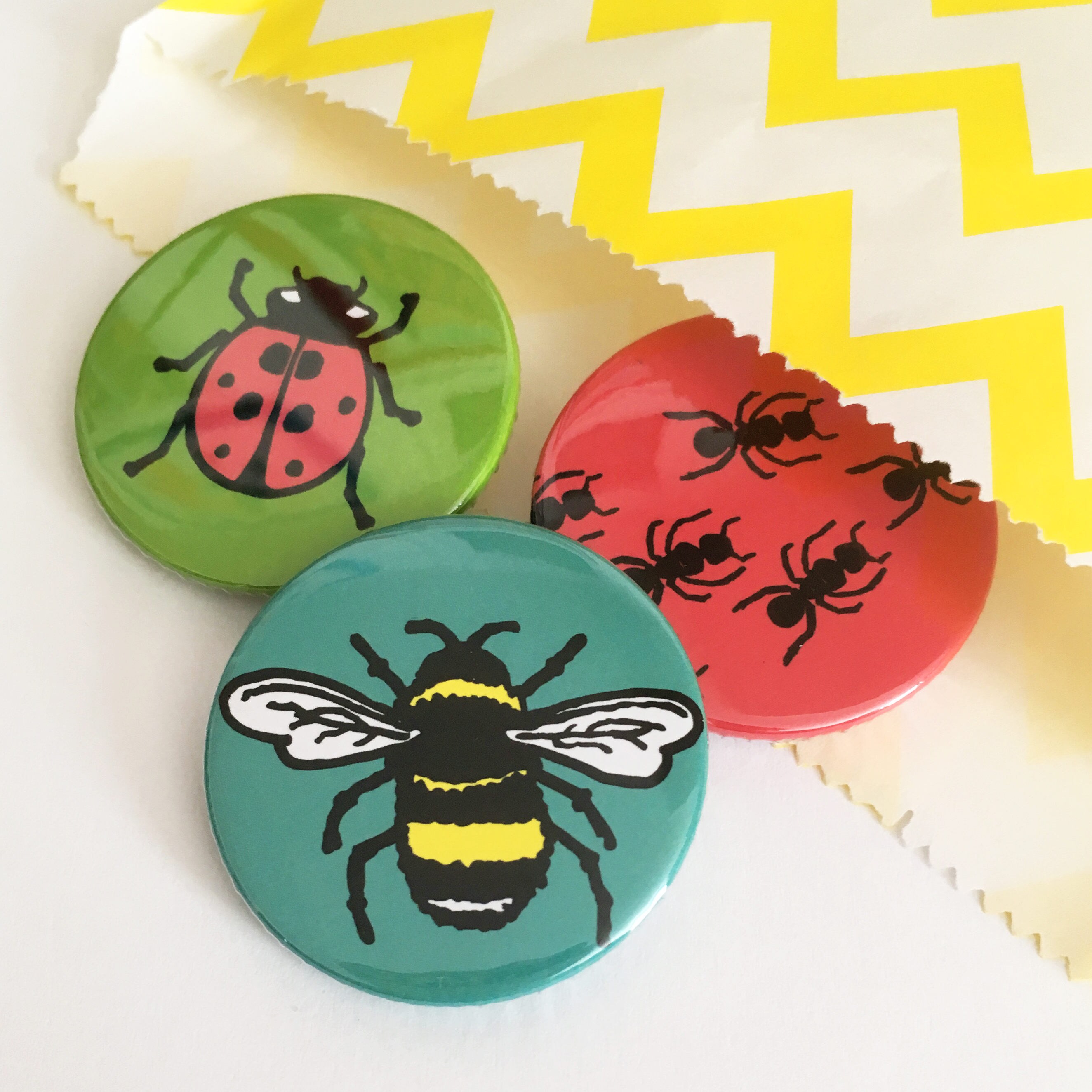 Insect Badges Bug Pin Creepy Crawly Lapel Pin Nature and - Etsy UK