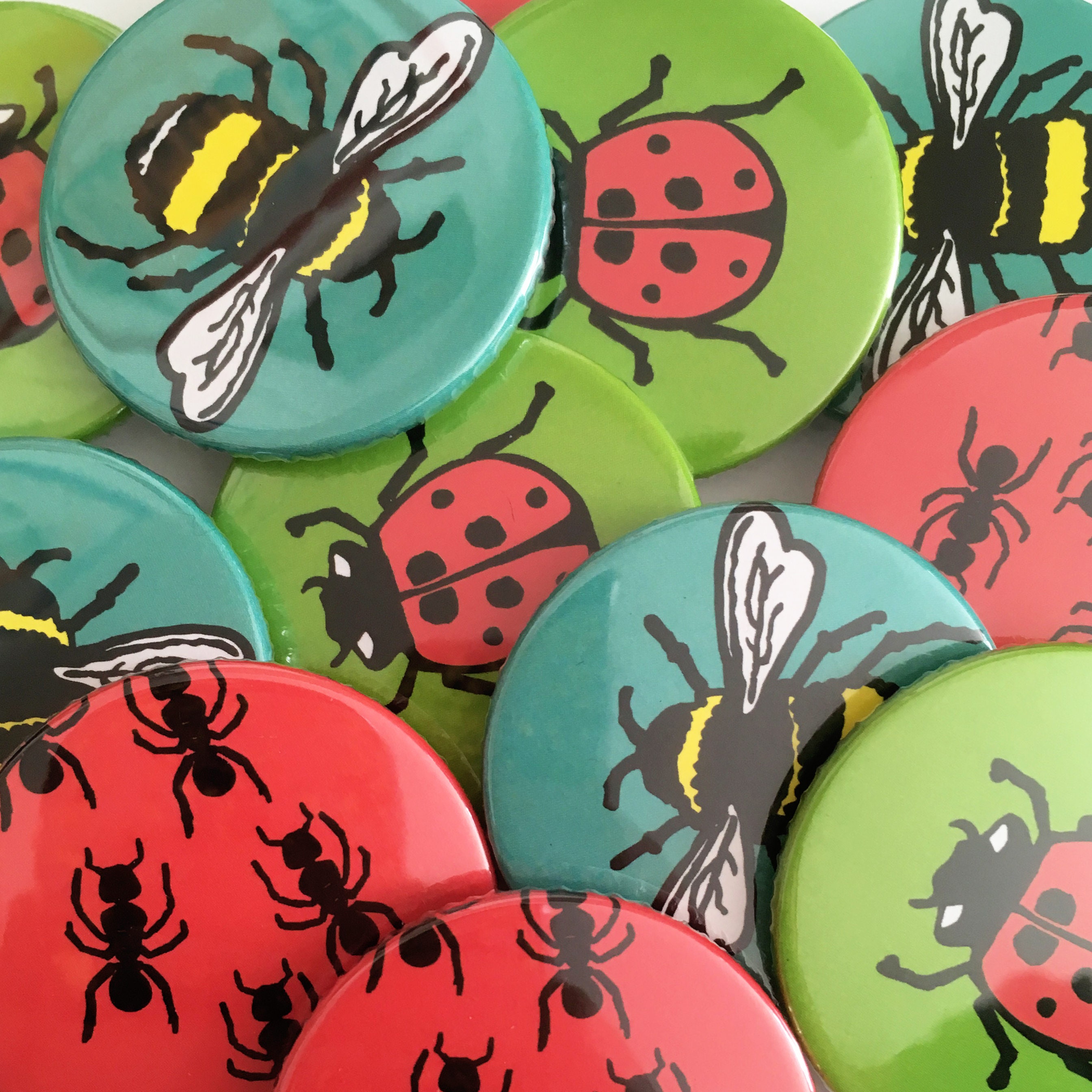 Insect Badges Bug Pin Creepy Crawly Lapel Pin Nature and - Etsy UK