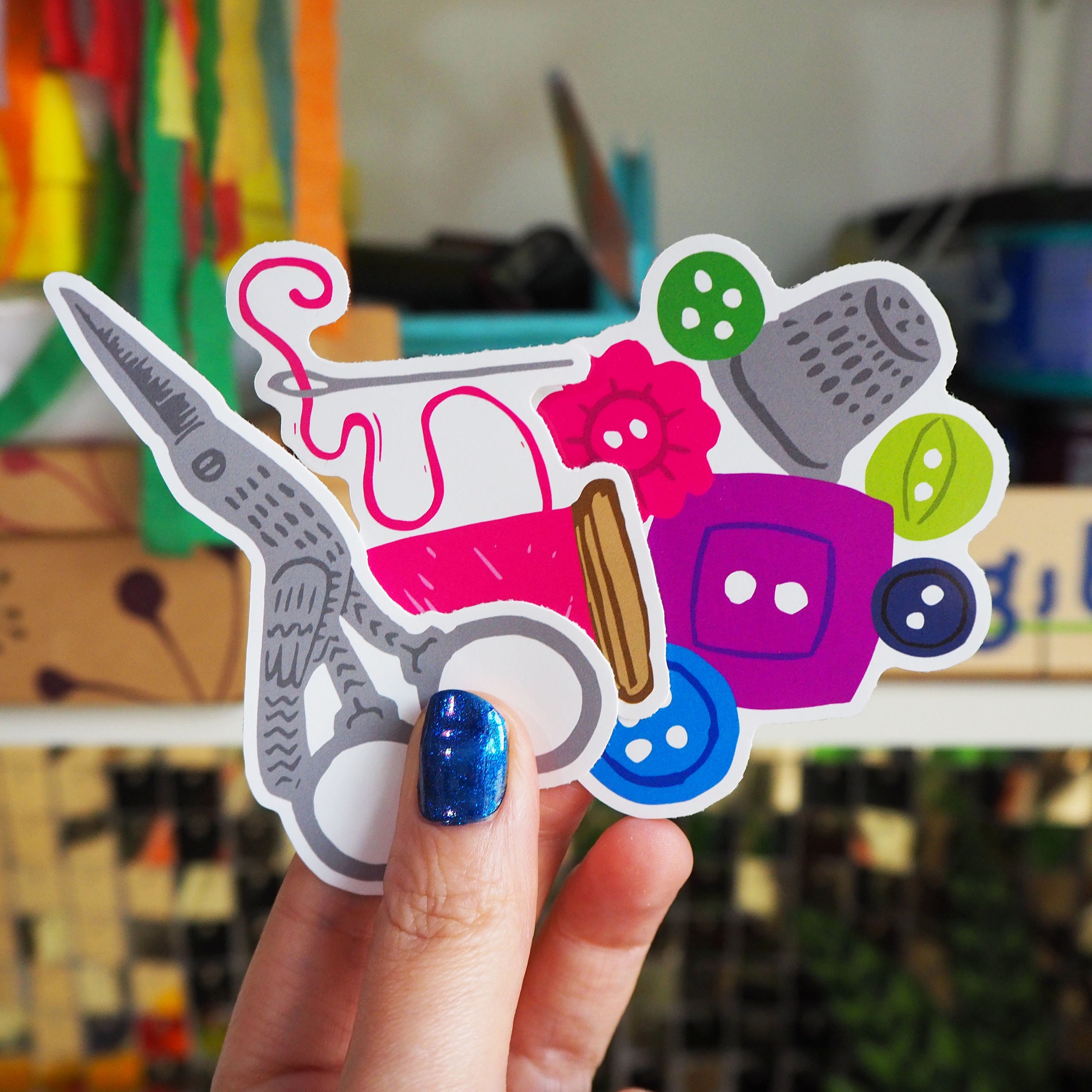 Vinyl Sticker Set 3x Sewing Dressmaking and Quilting | Etsy