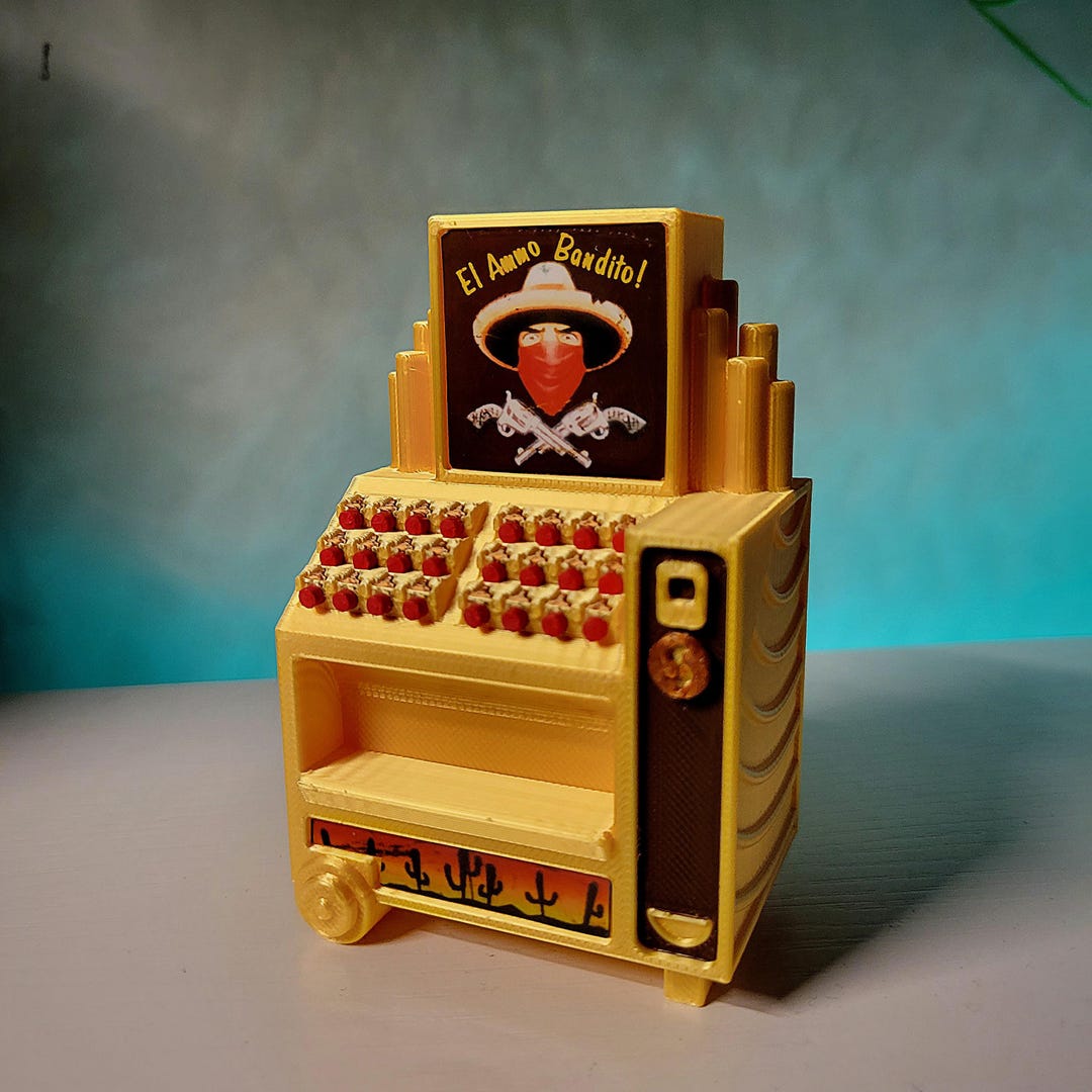Bioshock Inspired Ammo Bandito Miniature Vending Machine Replica - Etsy