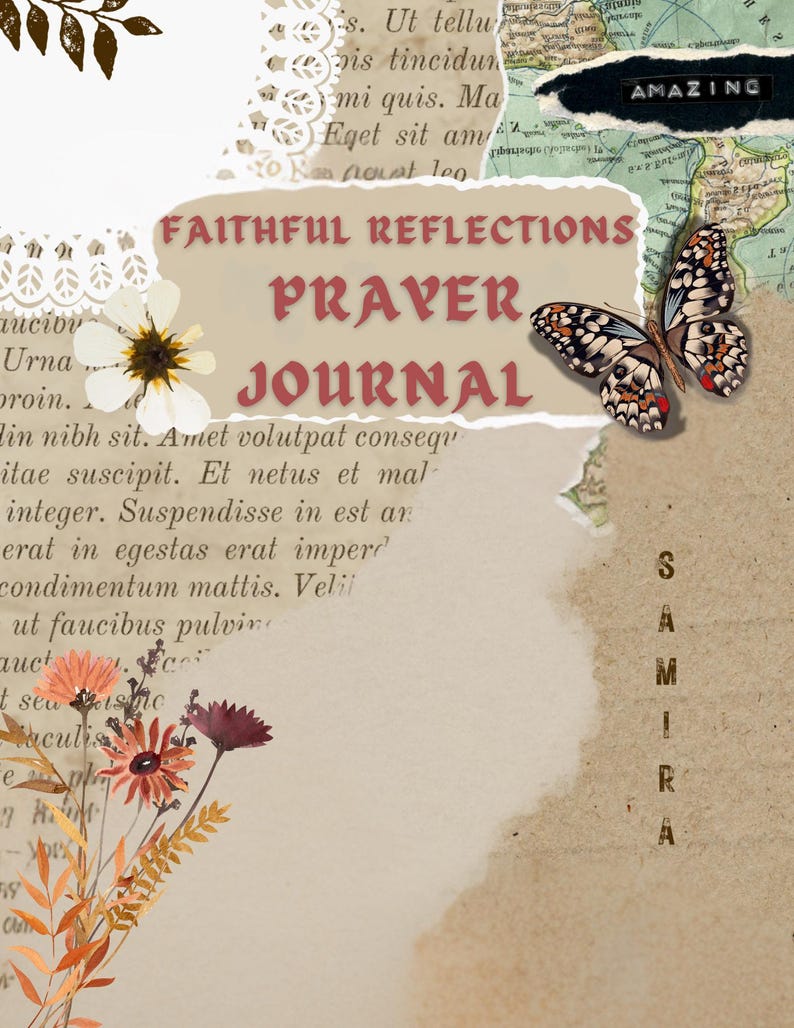 Printable Prayer Journal Digital Download for Bible Study, Faith ...