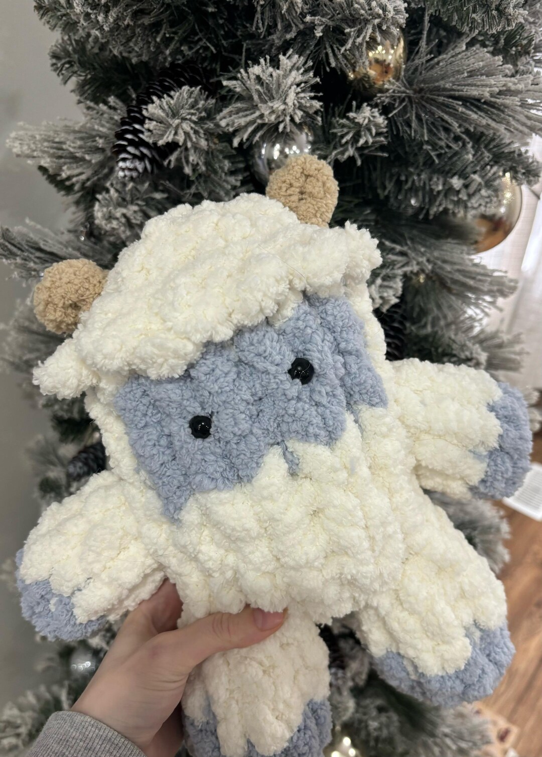 Yeti Plushie Tutorial + Pattern | Learn How to Finger Knit | Hand ...