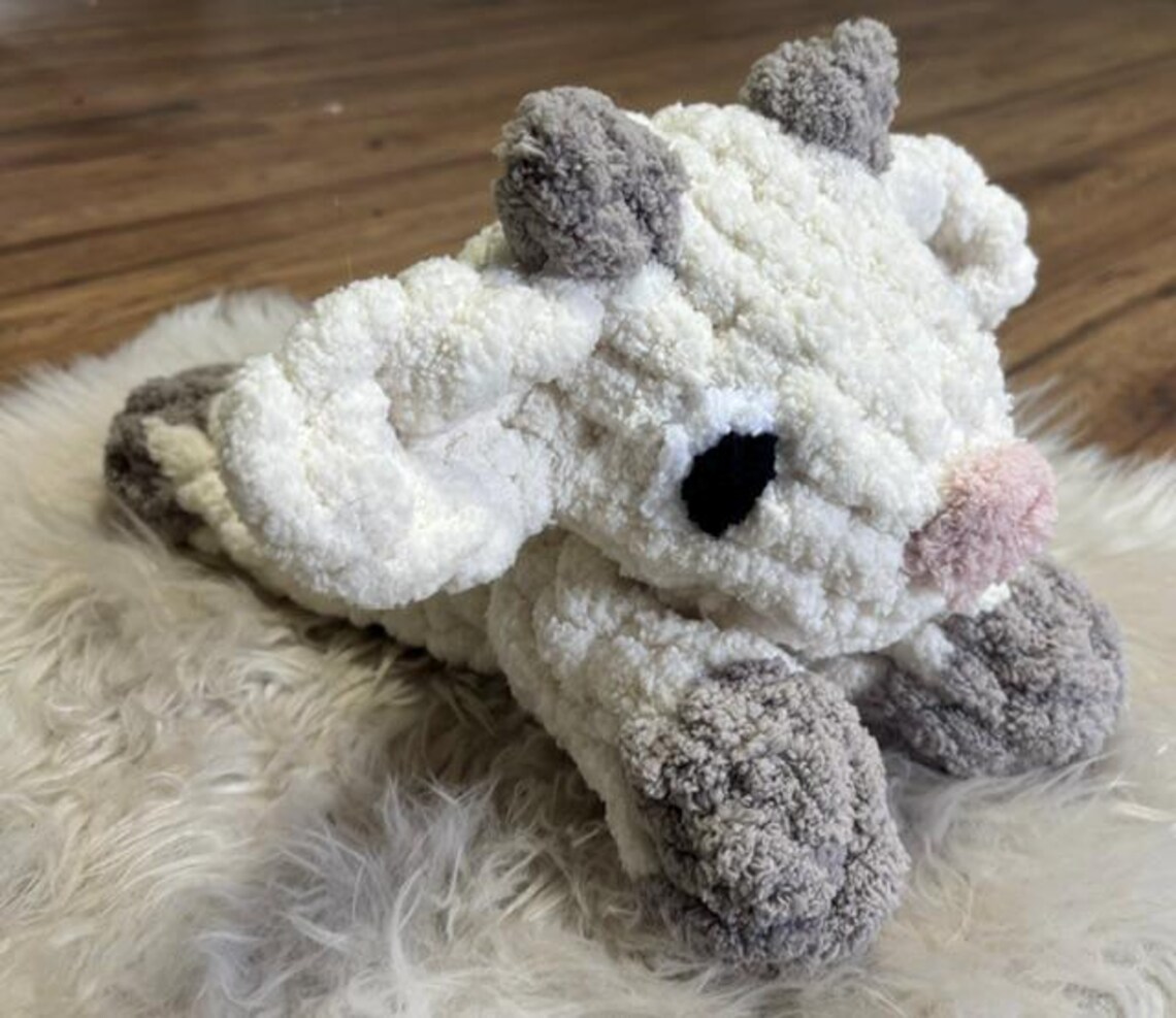 Baby Goat Snuggler Pattern + Tutorial | Learn How to Finger Knit ...