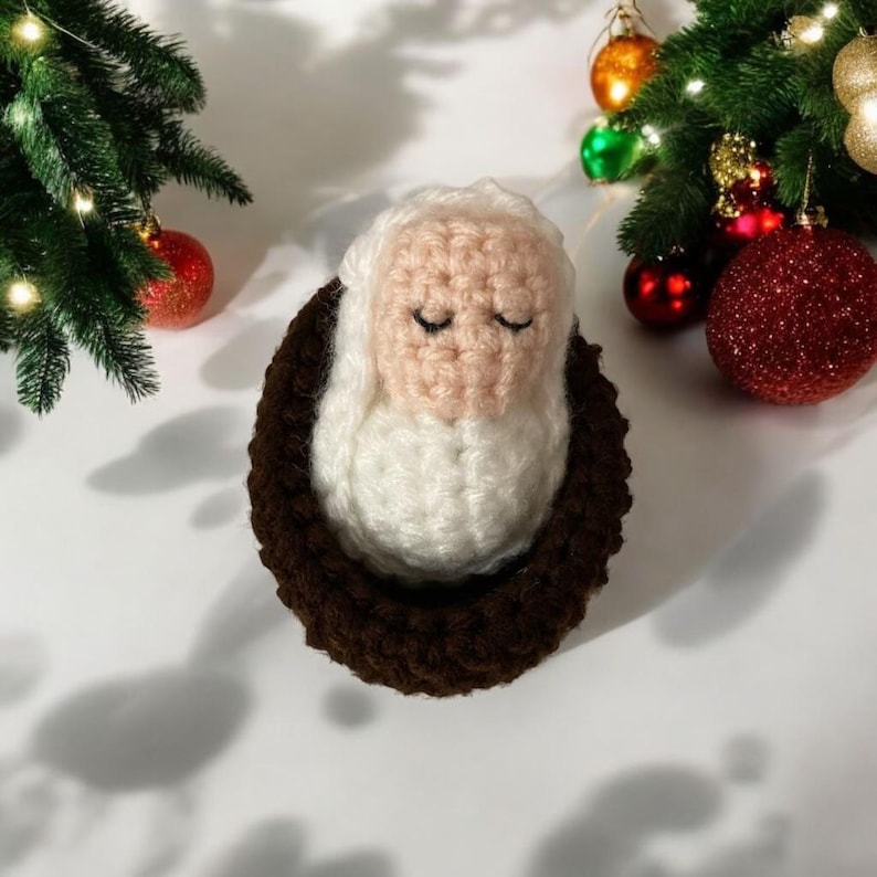 Crochet Christmas Nativity Set - Etsy