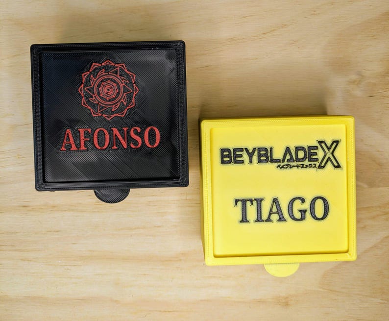 Customizable Beyblade X Storage Box – Compatible With Starter Kit Tops ...