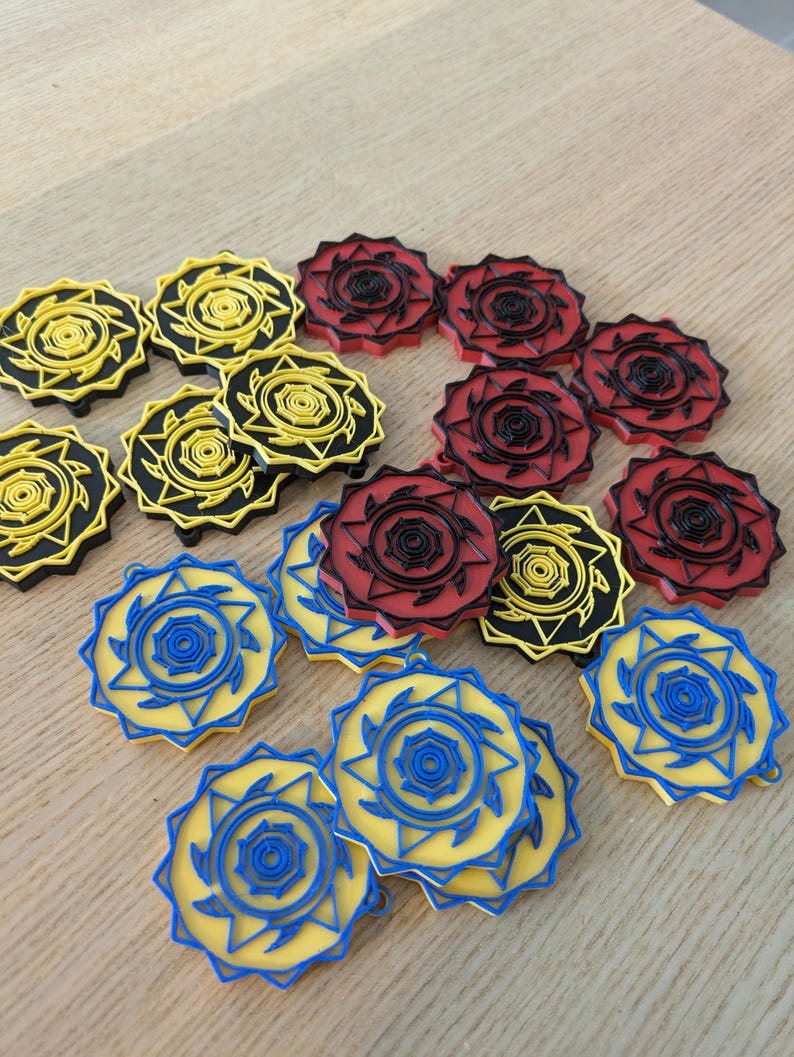 Customizable 3D Printed Beyblade Keychain – Perfect Party Favors for ...
