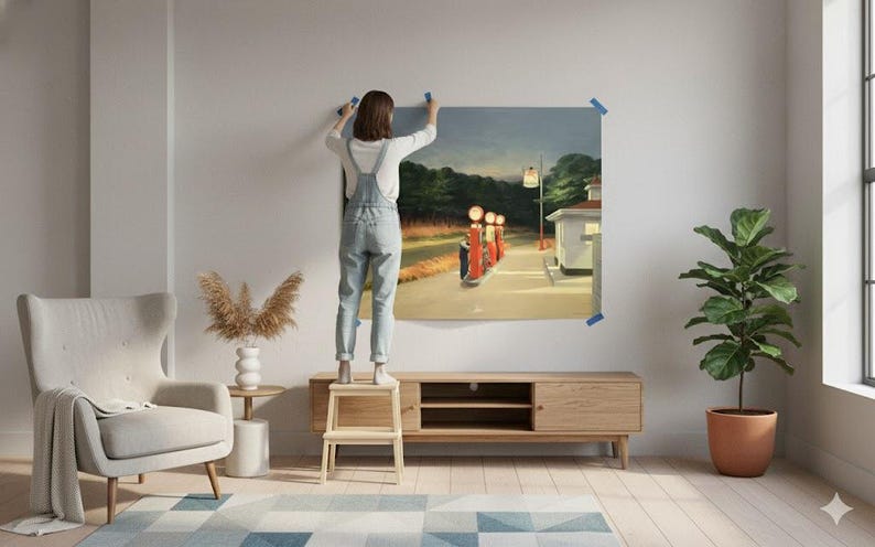 Edward Hopper "gas" Painting | American Realism | Wall Art | Printable ...