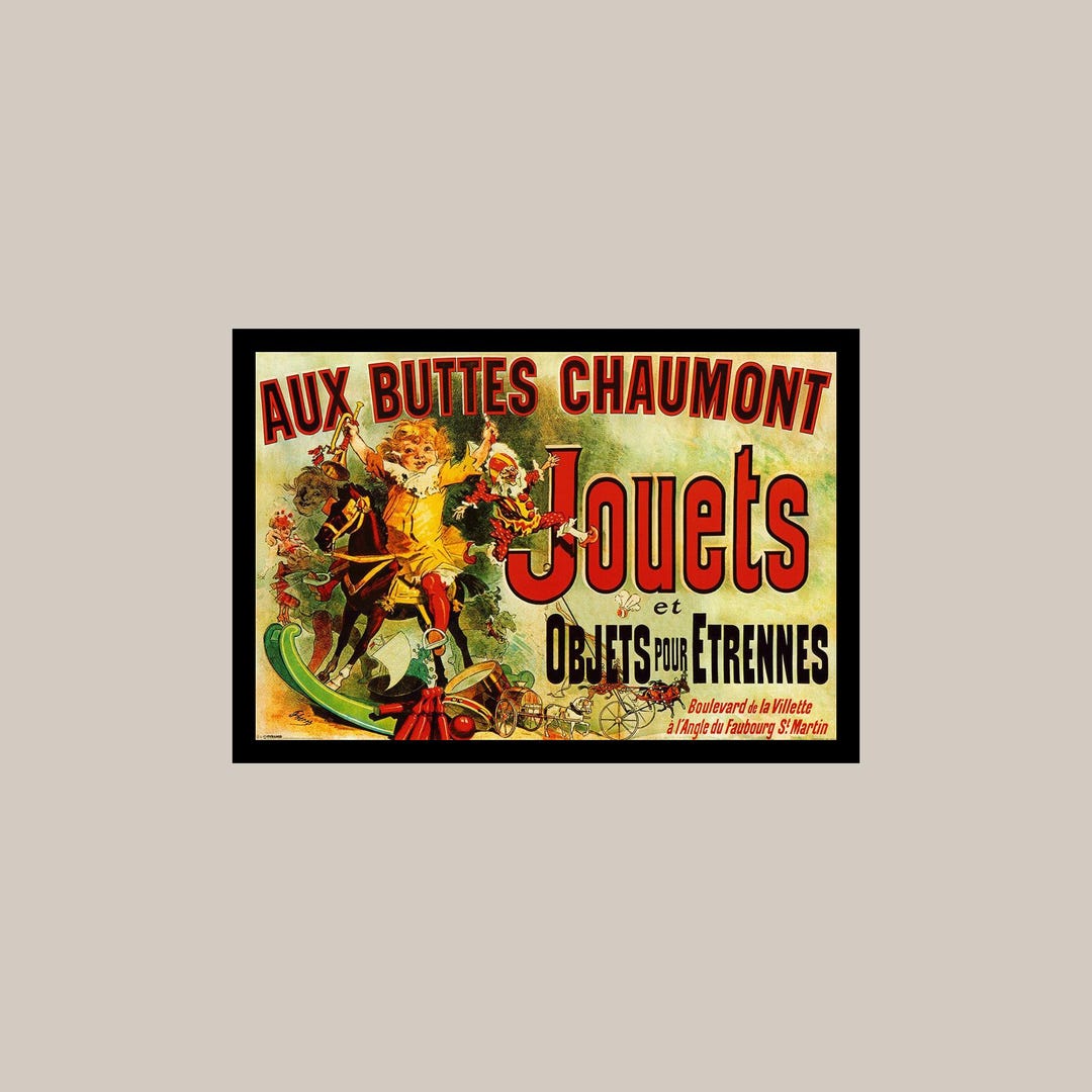 Friends Monica's Apartment Poster | Vintage French Advertising Art ...