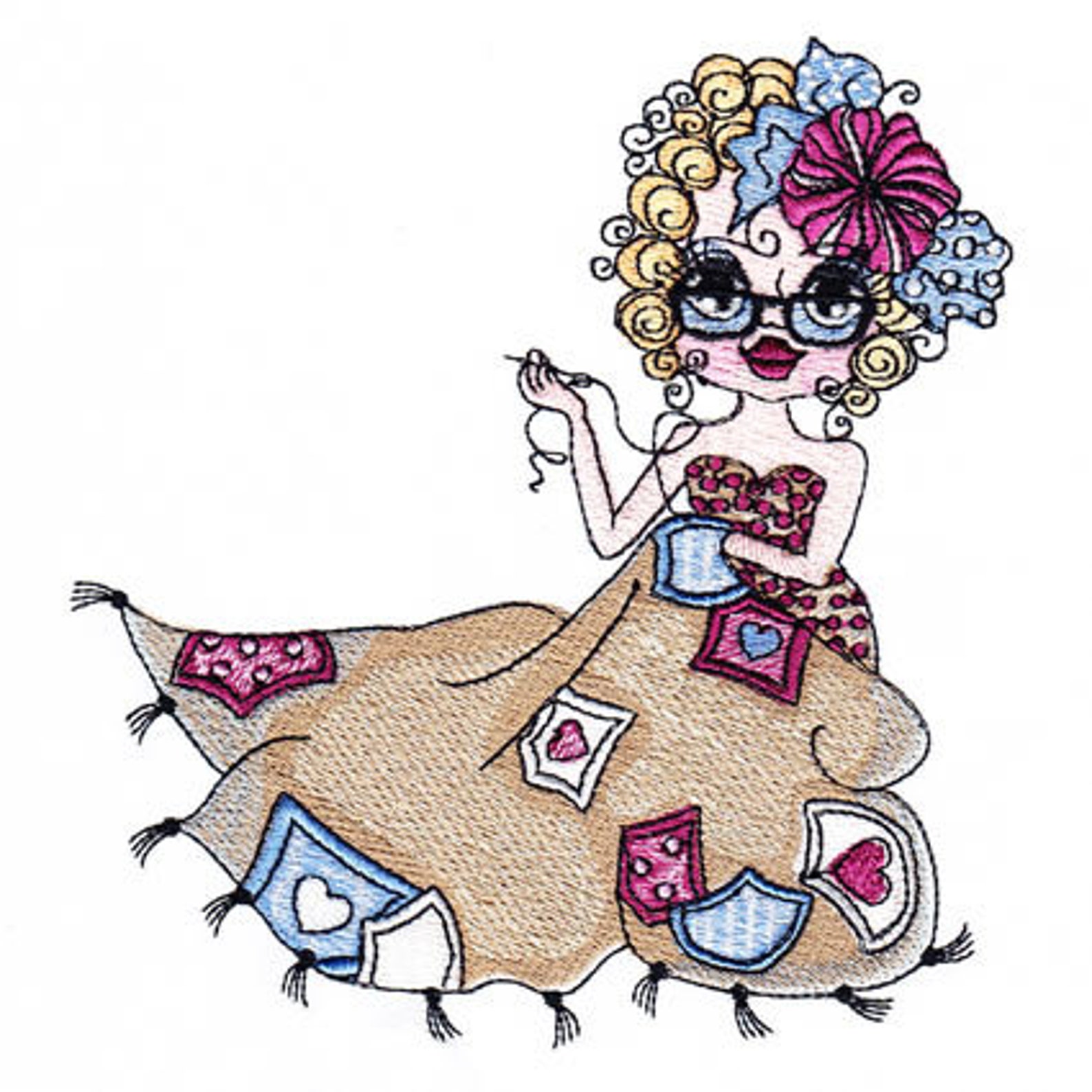 Crafty Divas Embroidered Quilt Blocks - Etsy