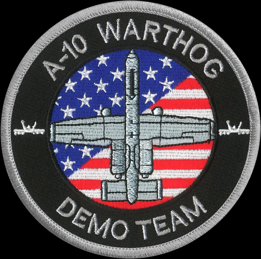 A-10 Warthog Demo Team Patch - Etsy