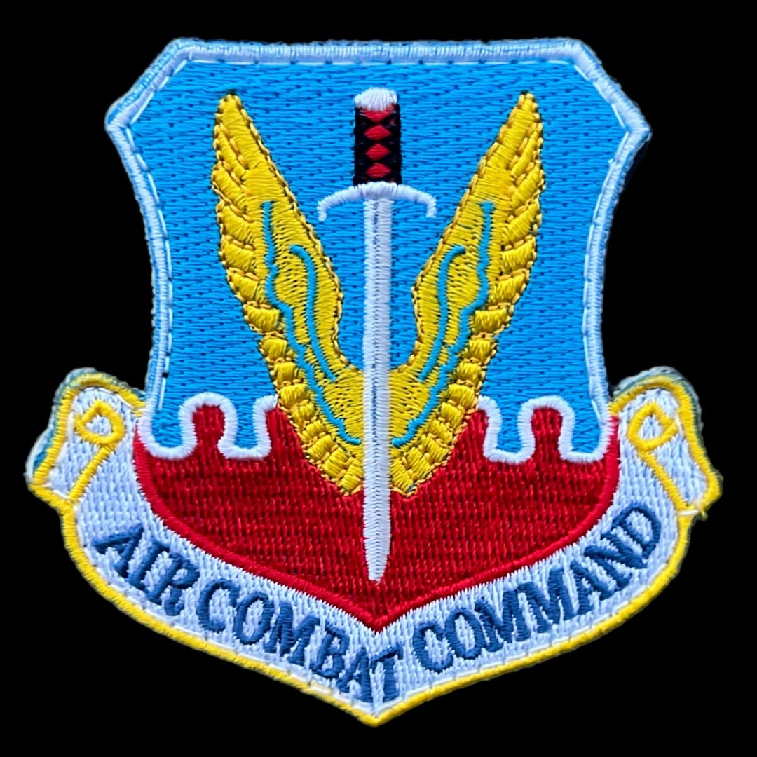 ACC Air Combat Shield Patch - Etsy
