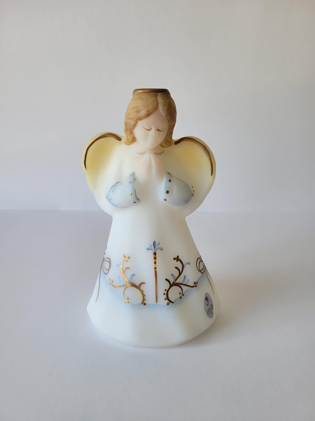 Fenton White Angel Figurine | Hand-painted Limited Edition ...