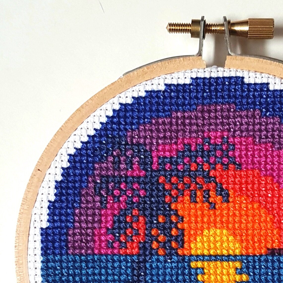Tropical Beach Sunset Cross Stitch Pattern PDF Digital - Etsy