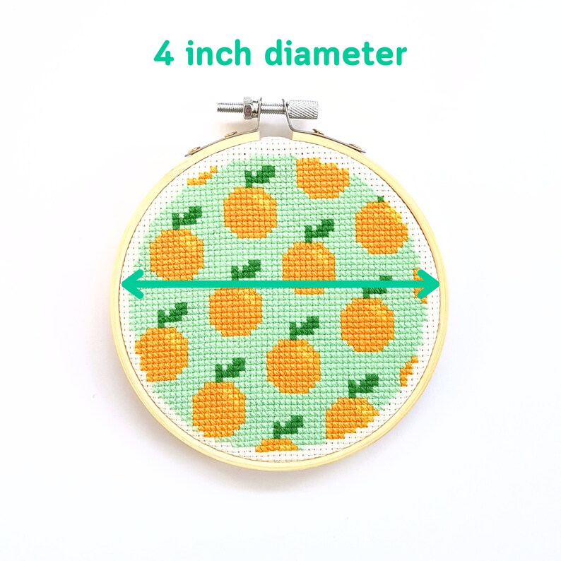 Clementine Orange Cross Stitch Kit - Etsy