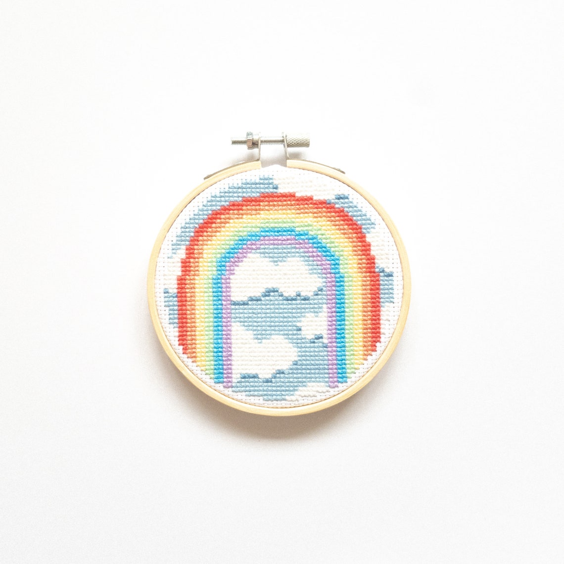 Rainbow Cross Stitch Pattern PDF Download Embroidery Chart - Etsy
