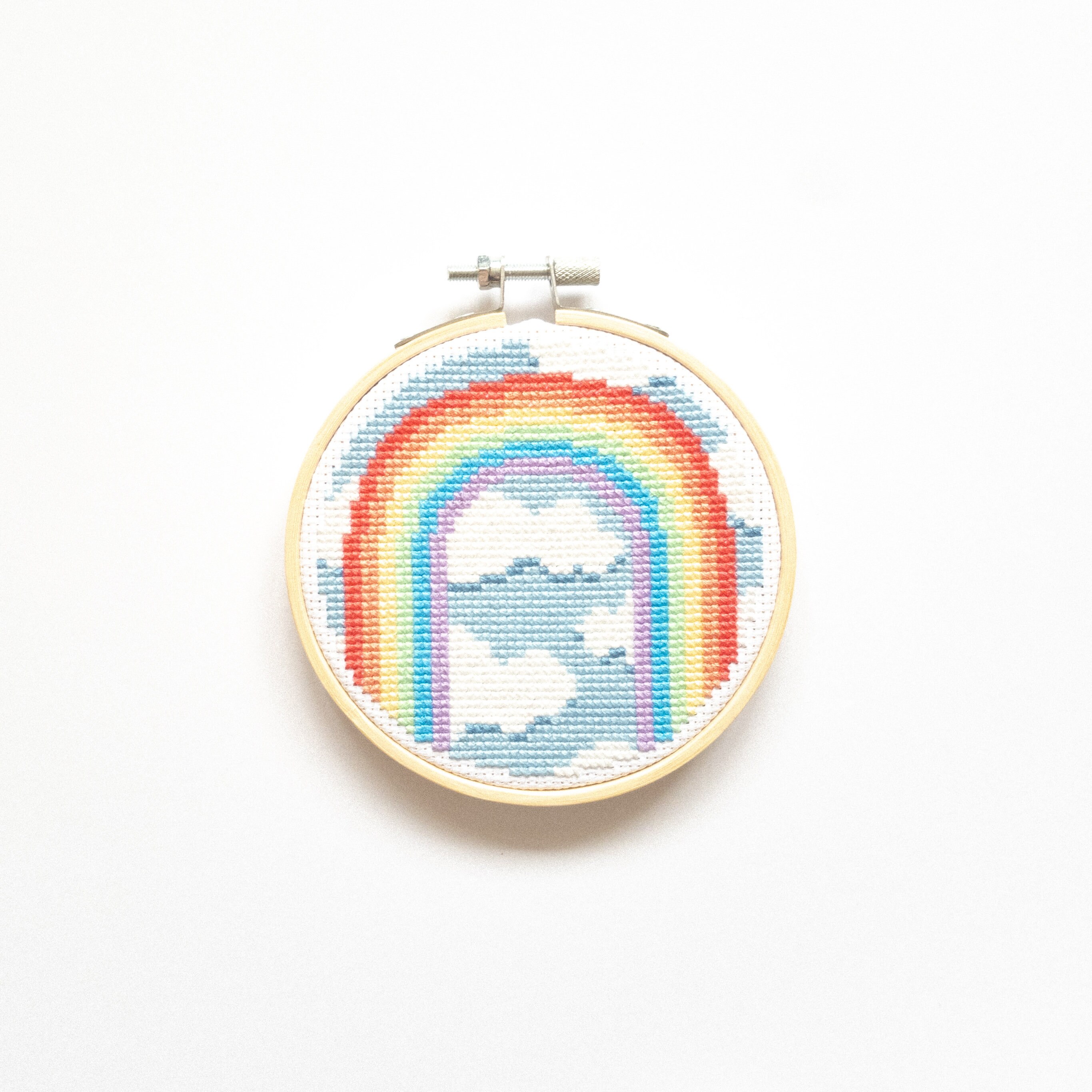 Rainbow Cross Stitch Pattern PDF Download Embroidery Chart - Etsy