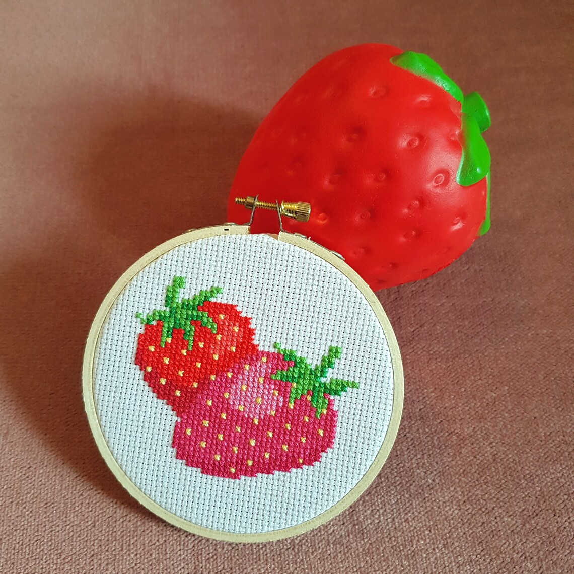 Strawberries Cross Stitch Pattern PDF Digital Download - Etsy