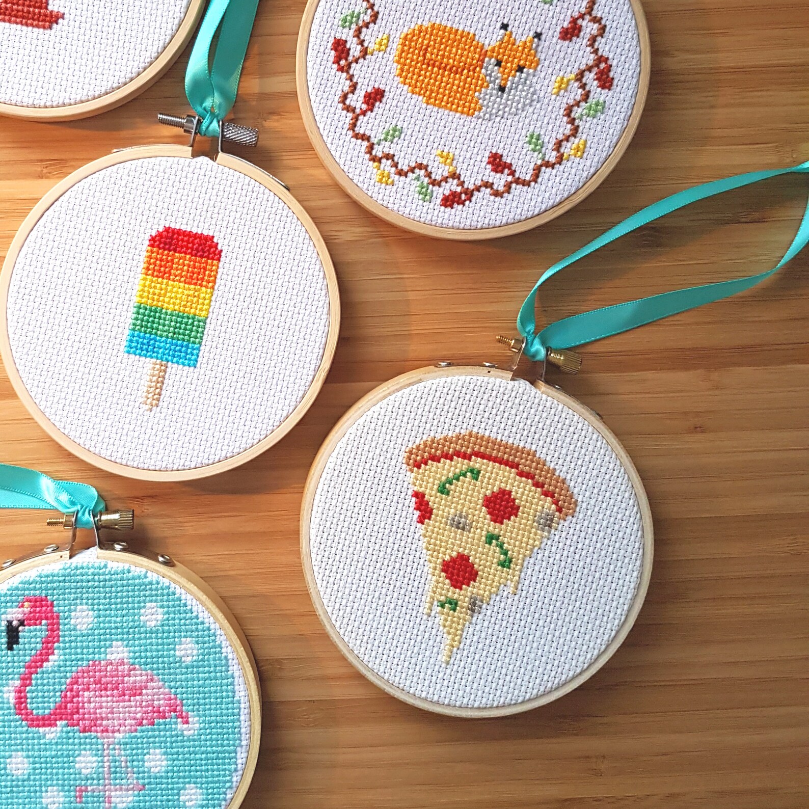 Pizza Slice Cross Stitch Pattern PDF Digital Download Modern - Etsy Canada