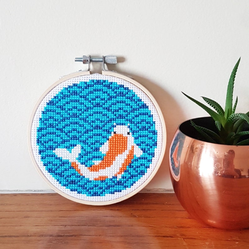 Koi Fish Cross Stitch Pattern PDF - Etsy